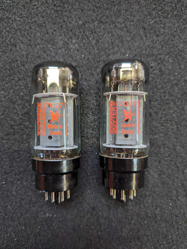 Sovtek Made in Russia Premium Quality 7027/7027A Output Tubes | Reverb