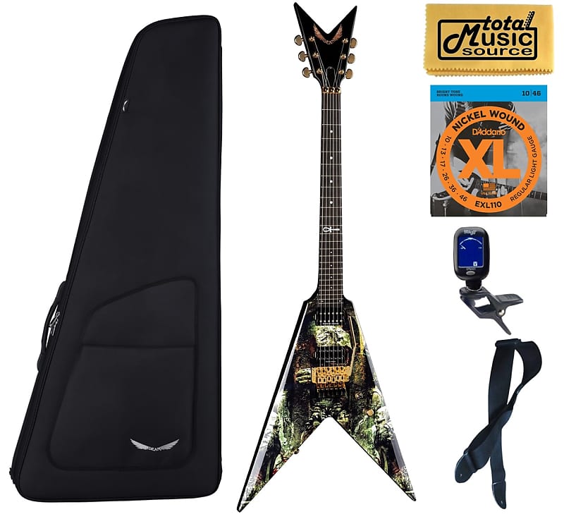 Dean Karl Sanders V Floyd Gate of Sethu Electric Guitar, Bag | Reverb