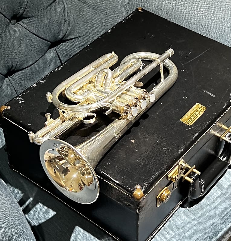 Virtuosic Getzen Eterna 800s Shephard's Crook Cornet - Silver | Reverb