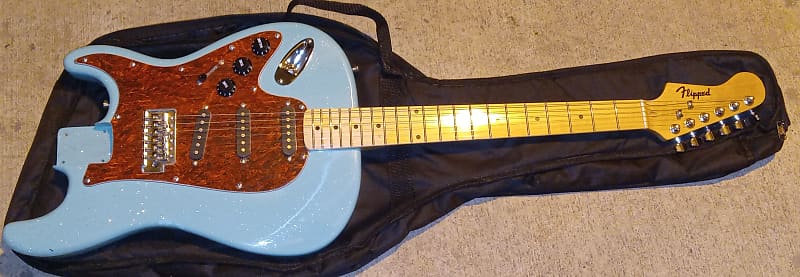 Flipped Backwards Reverse Body Strat Guitar NOS Dewey Decibal | Reverb