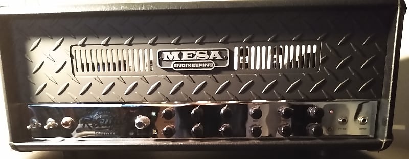 Mesa Boogie Dual Rectifier 2 channel rev g 1995 Black/Chrome | Reverb