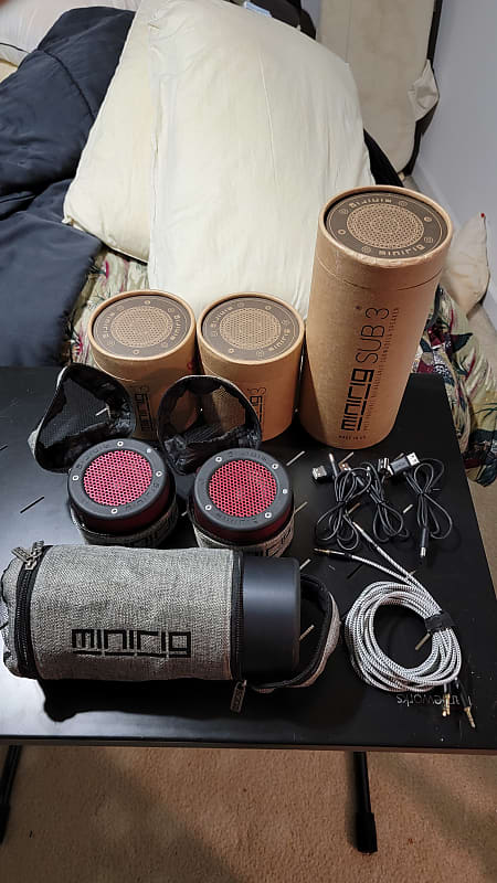 Minirig 3 and Sub 3 2021 - Red and Black - 2.1 portable | Reverb