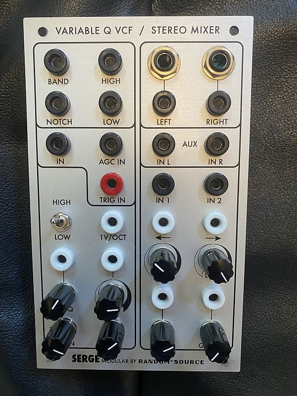 Random Source Serge Variable Q (VCFQ) / Stereo Mixer 4x4 | Reverb