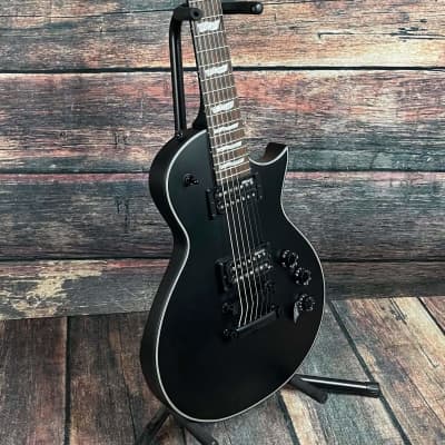 ESP/LTD EC-257 7 String Electric Guitar - Satin Black | Reverb