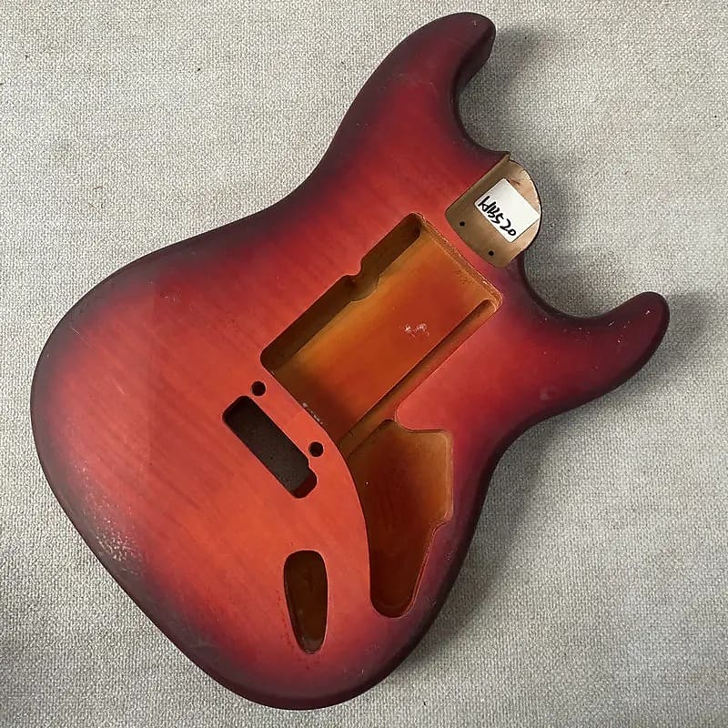 Flamed Maple Top Guitar Stratocaster Strat Style Body | Reverb