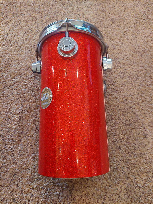 DW Collector Series 6x12" Rata Tom - Red Sparkle | Reverb