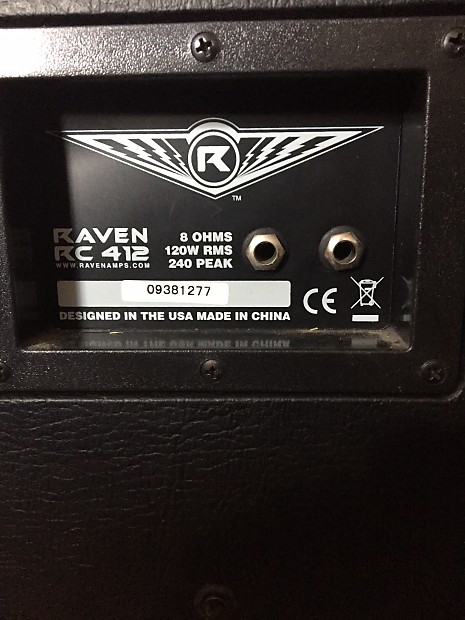 Raven RC 412 Black | Reverb