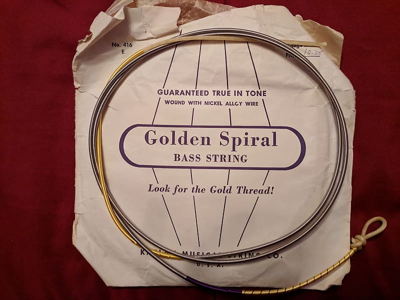 Kaplan Golden Spiral Gut Strings for Double Bass | Reverb