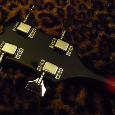 Vintage 1963 Encore Conqueror Red Burst Short Scale Hollow | Reverb