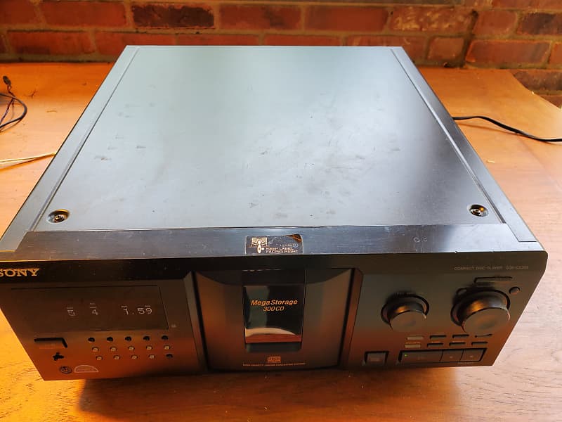 Sony CDP-CX355 300 CD Jukebox Changer 2003 Black | Reverb