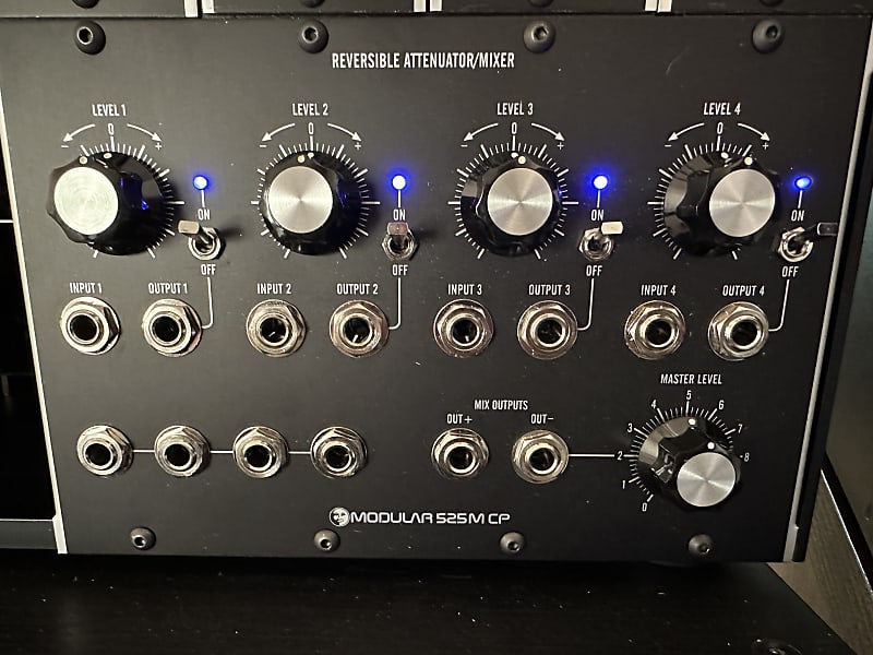 Moon Modular Moon - 525 MCP 4-Channel Mixer 2022 - Black & | Reverb