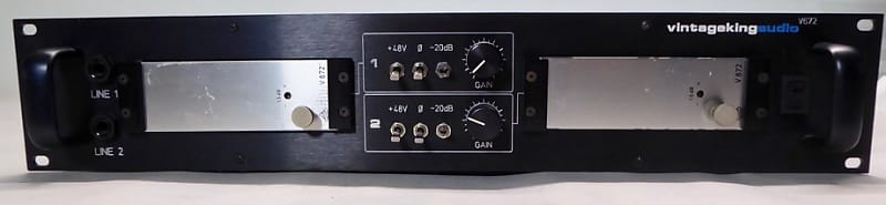 Telefunken V672 - 2 Ch Mic Preamp in Vintage King Rack | Reverb