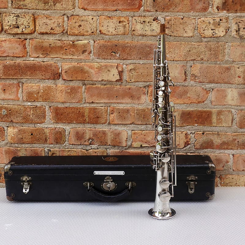 Holton C Soprano Saxophone 1920s - Silver | Reverb