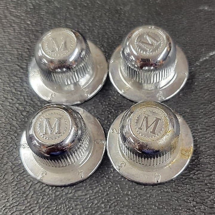 Mosrite Knobs 1960's Chrome | Reverb