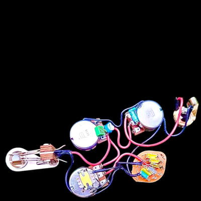 Custom Gibson EB-3 Wiring Harness 3 way Toggle 6 Way | Reverb