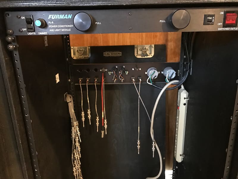 Flag Systems 36 space shock mounted road rack w/ Furman power | Reverb