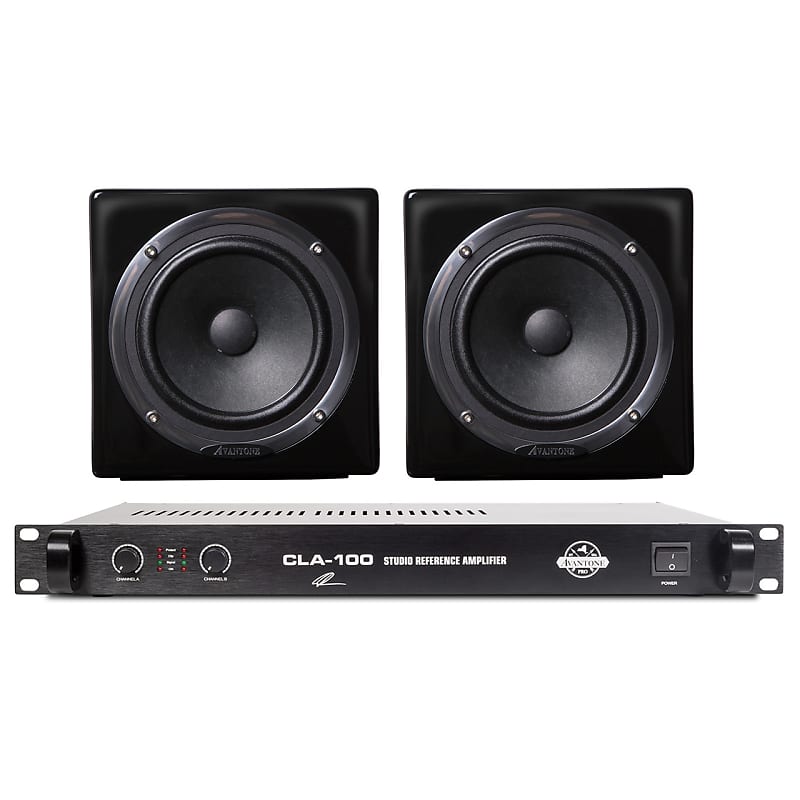 Avantone Mixcubes & CLA100 Monitor Bundle (Black) | Reverb