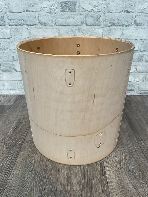 Floor Tom Drum Shell 16”x16” Bare Wood Project #HC85 | Reverb UK
