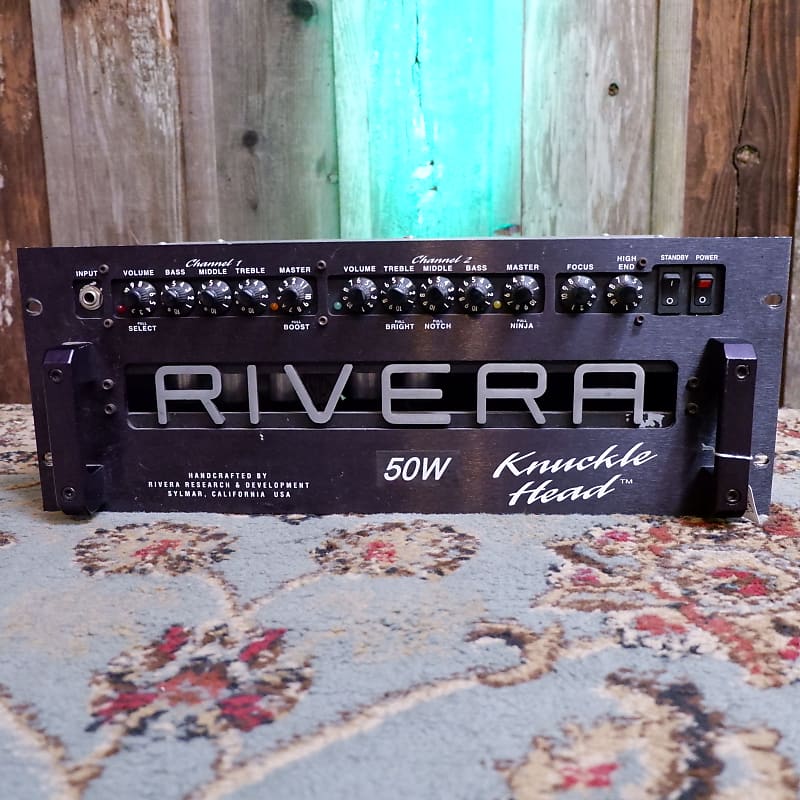 Rivera Knucklehead 50w Rackmount Head late-1990's RARE Owned | Reverb