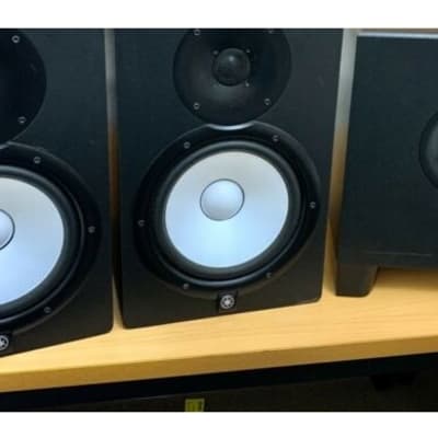Yamaha HS8 Powered Studio Monitor Pair with Hs8s Subwoofer | Reverb