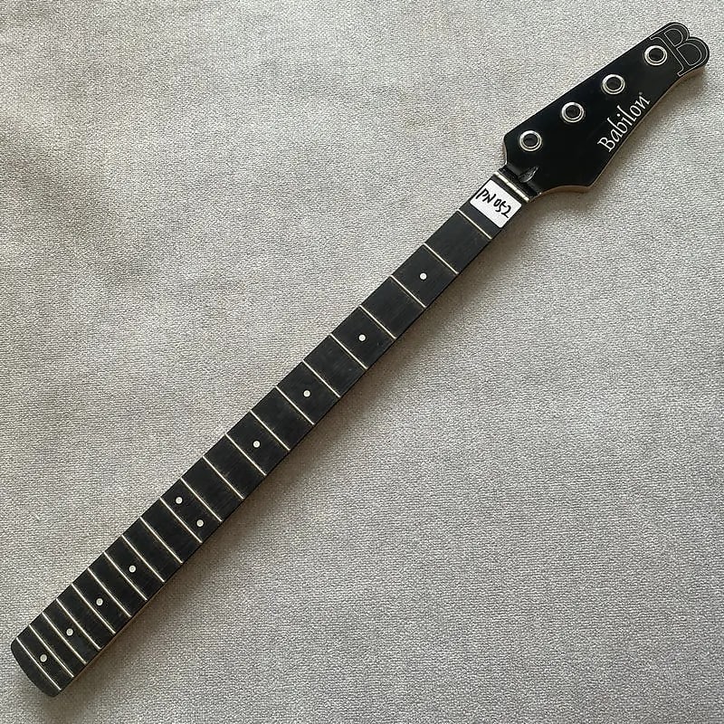 Babilon Black 4 String Bass Maple Neck, 21 Frets Rosewood | Reverb