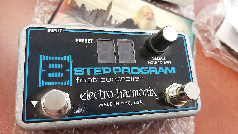 Electro-Harmonix 8-Step Program Foot Controller 2010s Black | Reverb