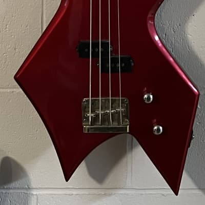 BC Rich NJ Series Warlock Bass 1980s - Red | Reverb