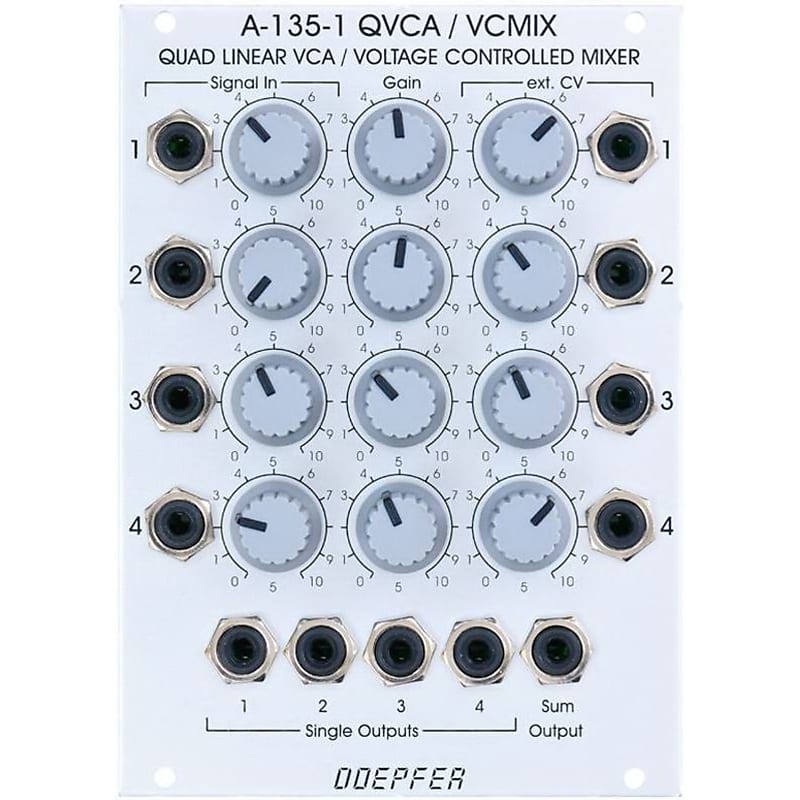 Doepfer A-135-1 Quad Linear VCA/ VCMIX - VCA Modular | Reverb