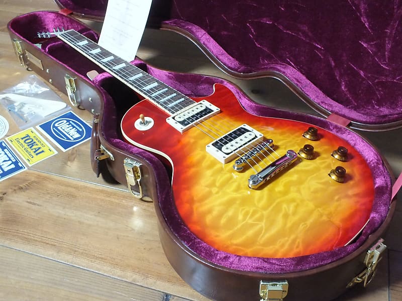 Tokai Love Rock Premium LS 250 Quilted Cherry Sunburst * MINT | Reverb