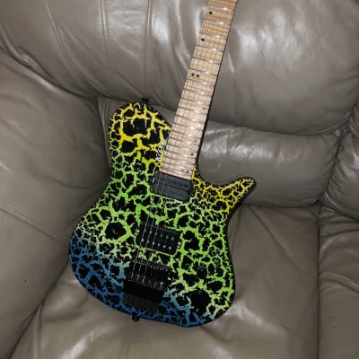 Kiesel Zeus Custom Built Rainbow Sparkle Headless Electric | Reverb