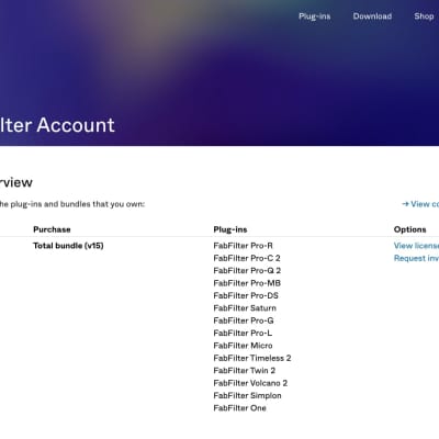 Fabfilter Total Bundle | Reverb