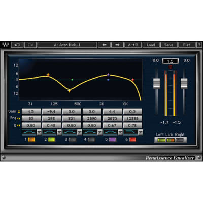Waves Renaissance Equalizer - EQ Plug-In (Native/SoundGrid, | Reverb