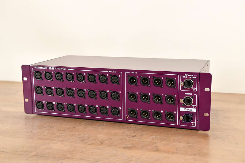 Allen & Heath GLD-AR2412 24x12 AudioRack for GLD | Reverb Australia