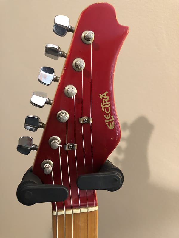Electra electric guitar - TL600MR 70's or 80's RED, Maple | Reverb