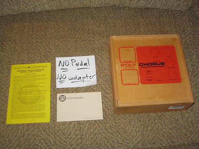 very lightly handled (very clean) Electro Harmonix EMPTY Wood | Reverb