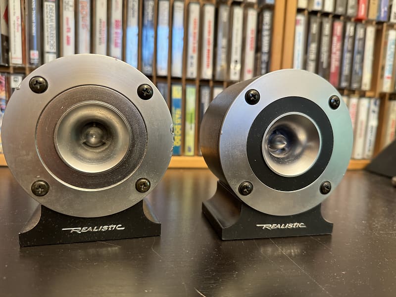 Realistic Super Tweeter 1970s - Silver | Reverb