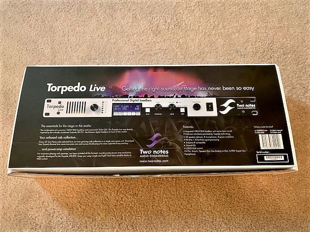 Two Notes Torpedo Live Digital Loadbox | Reverb
