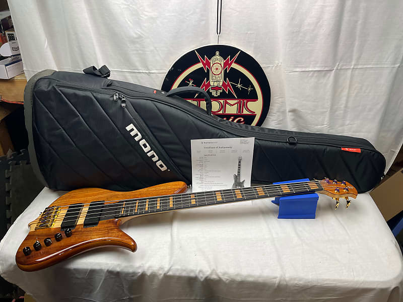 Surine Solara NTVII 5-string Bass with COA + Mono Gig Bag | Reverb