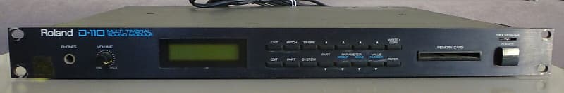 Roland D-110 - Roland D-110 MIDI Expander L.A. Synthesizer 1u | Reverb