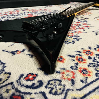 Kramer Striker 400ST Randy Rhoads V Floyd Rose 80s - Black w/ | Reverb