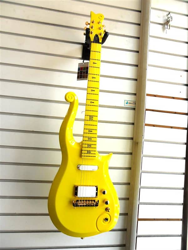 Schecter Prince Diamond Series Yellow Cloud Electric Guitar | Reverb