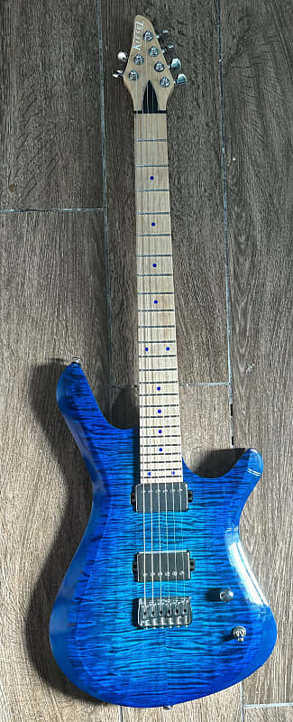 Kiesel Vanquish 2015-2022 - Aqua Burst | Pickup Upgrades | | Reverb