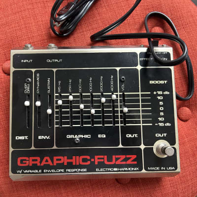 Earth Sound Research Graphic Fuzz | Rare 1976 Guitar Pedal | Reverb
