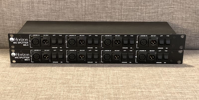 Two Horizon MS-4 4-channel Mic Splitter | Reverb