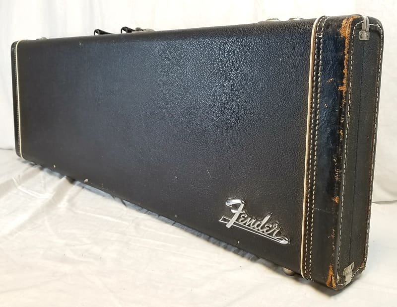 Fender Vintage Strat/Tele Hardshell Case, Orange Plush | Reverb