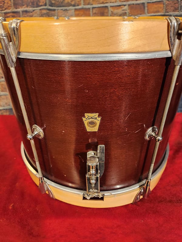 Ludwig Vintage 1969 Wood Shell Marching Snare Drum 14" x 9" | Reverb