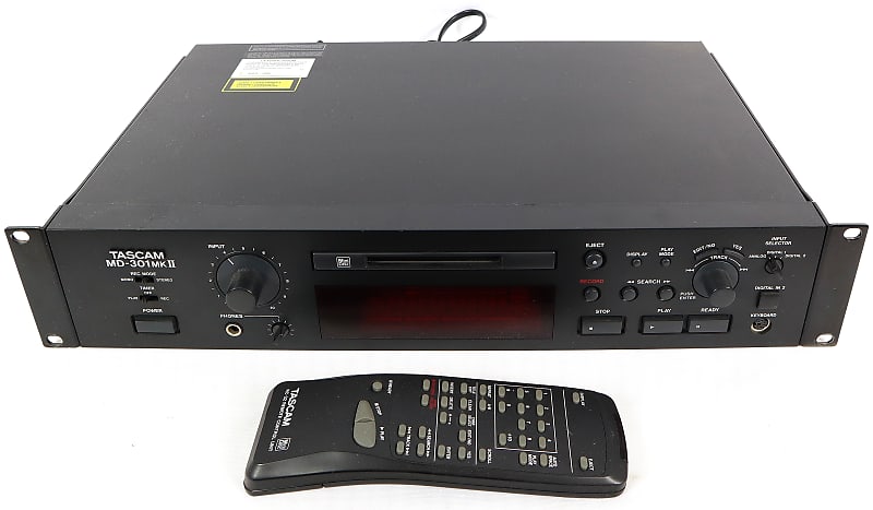 Tascam MD-301 MKII Mini-Disc Player Recorder Project with | Reverb