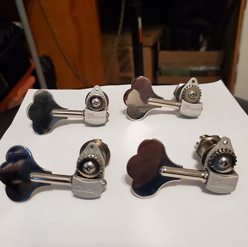 Hipshot Ultralite USA bass tuner - (Chrome-Nickel) BML size | Reverb