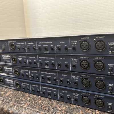 Four Symetrix 528E CHANNEL STRIP: MIC PREAMP, COMPRESSOR, | Reverb