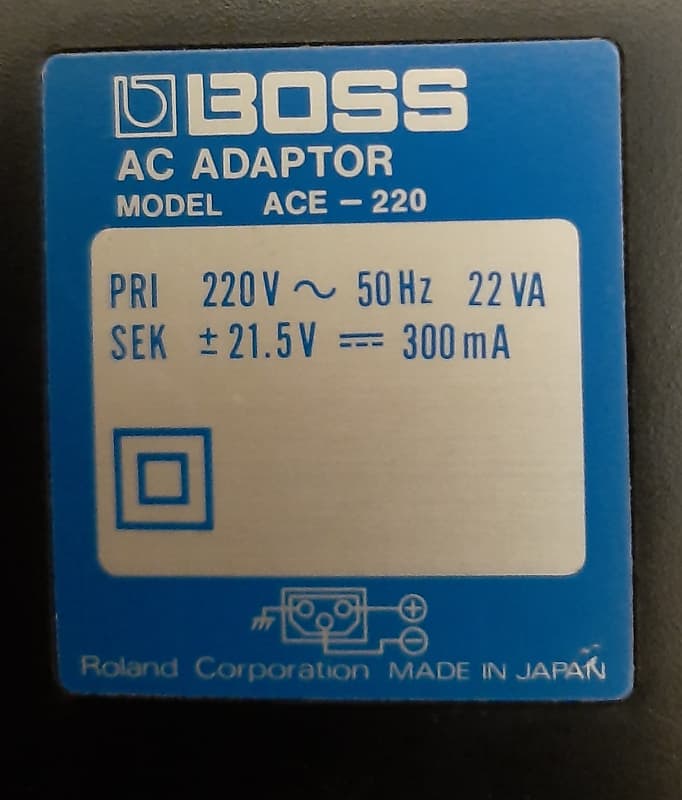 Boss ACE-220 Power Supply for BX-16 and BX-8 vintage Mixers | Reverb